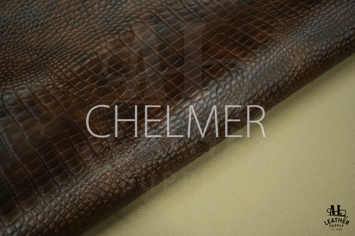 Ilcea - Museum Calf Embossed Croc – AL Leather Singapore