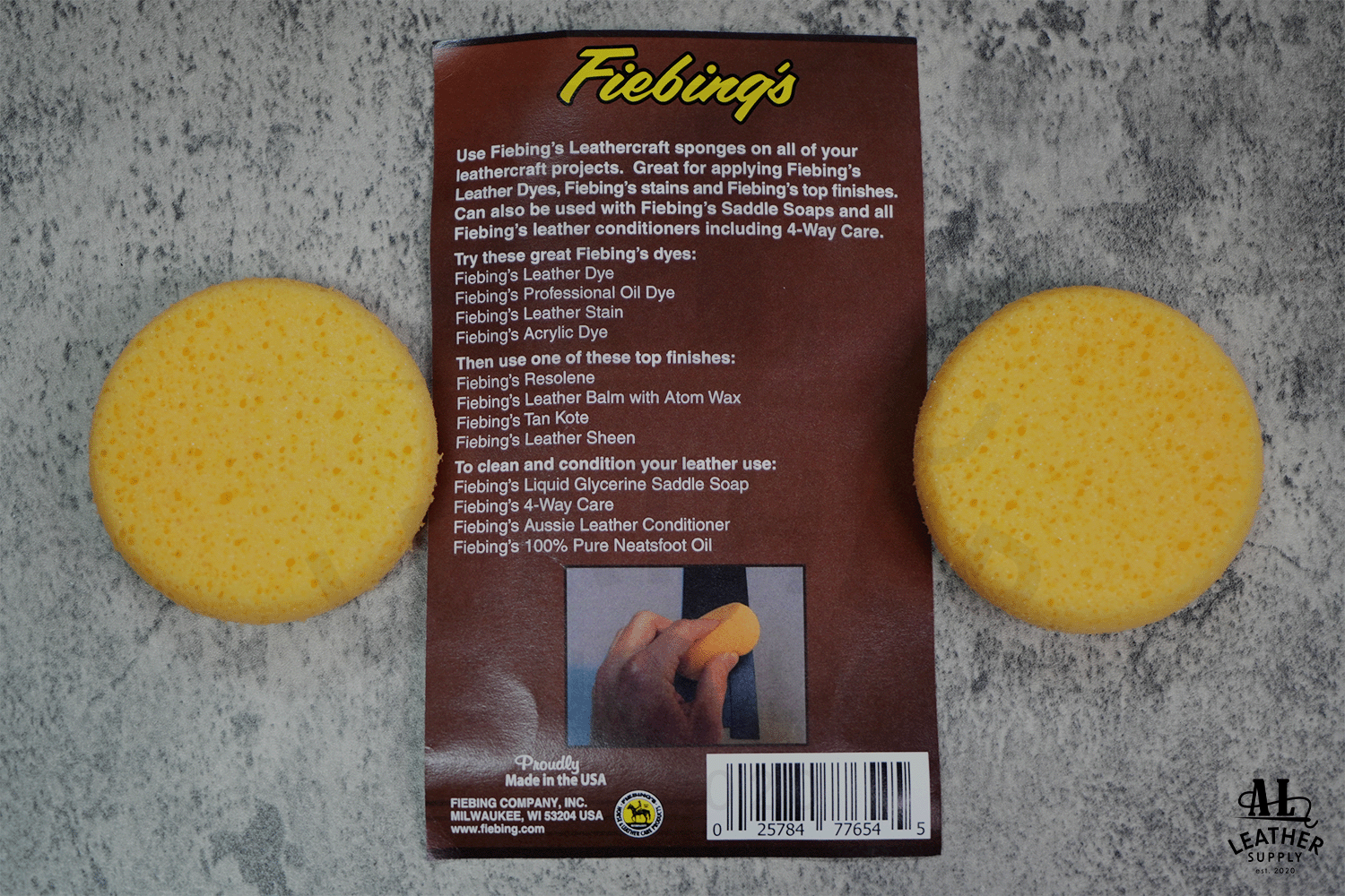 Fiebing's Leathercraft Sponge – AL Leather Singapore